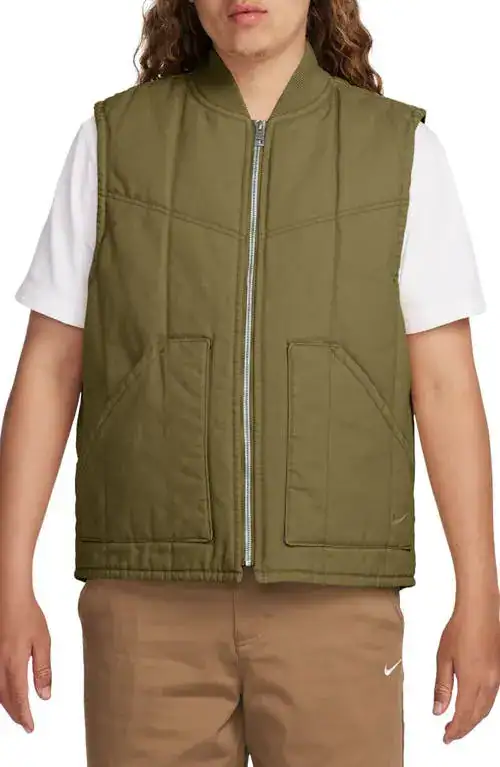 Nike Life Padded Work Vest In Pacific Moss/Pacific Moss - 58% Off